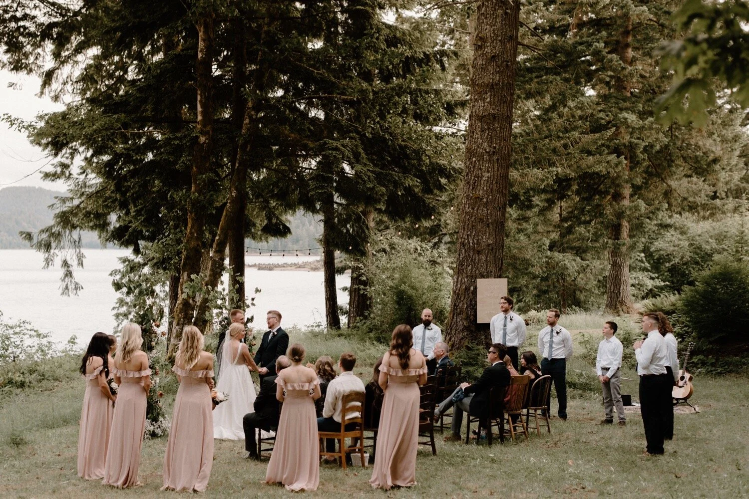 Kirané and Bryan's Washington Campground Wedding with Socially Distant ...