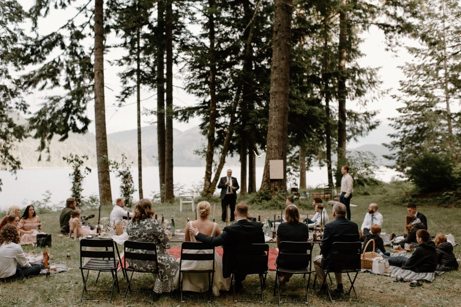 Kirané and Bryan's Washington Campground Wedding with Socially Distant ...