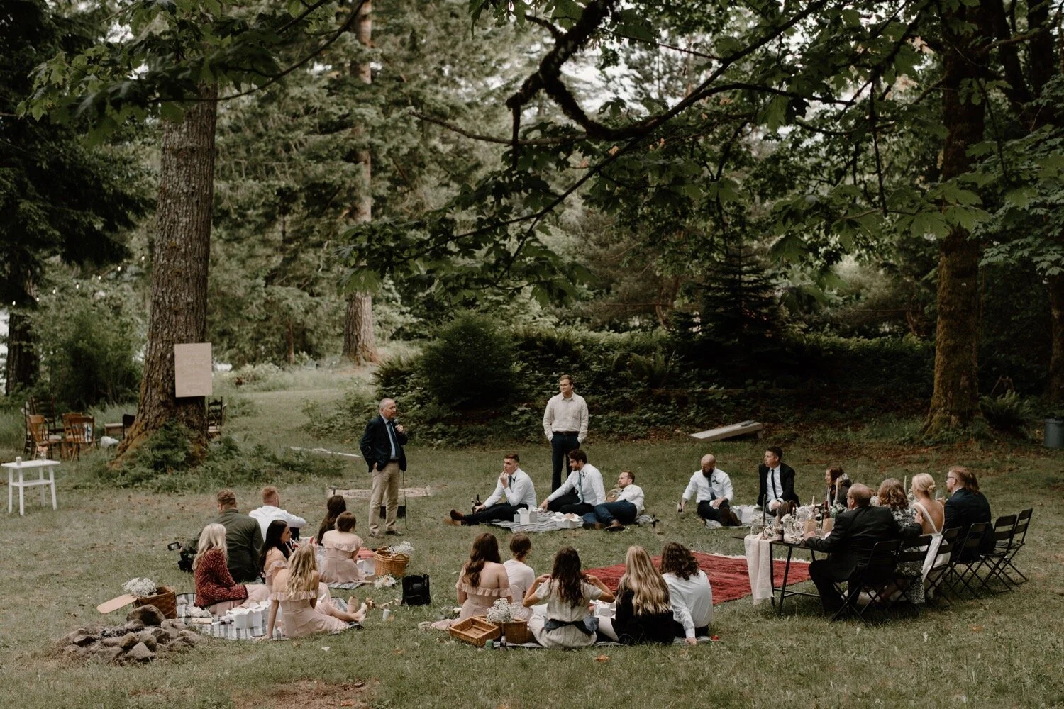 Kirané and Bryan's Washington Campground Wedding with Socially Distant ...