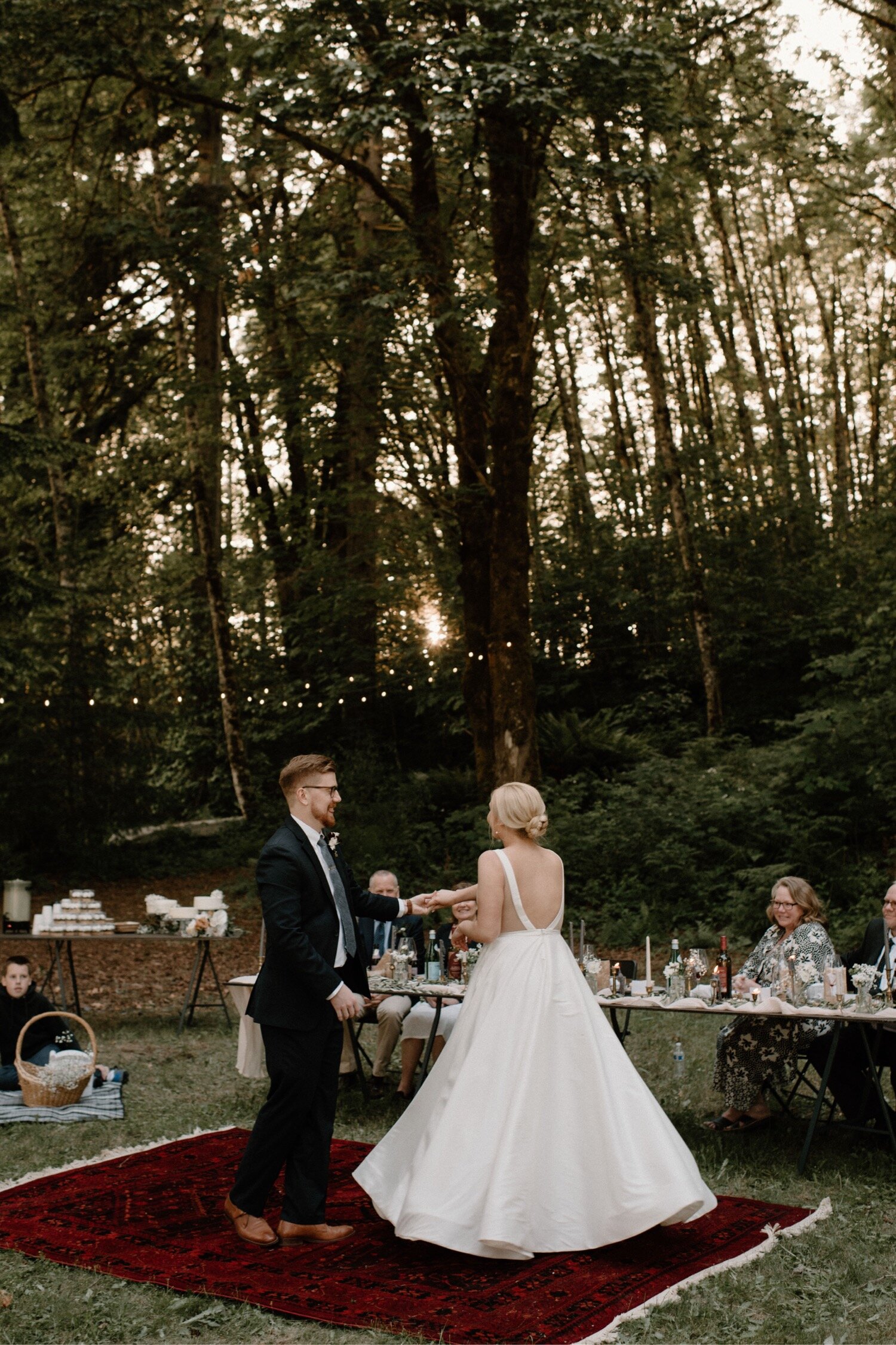 Kirané and Bryan's Washington Campground Wedding with Socially Distant ...