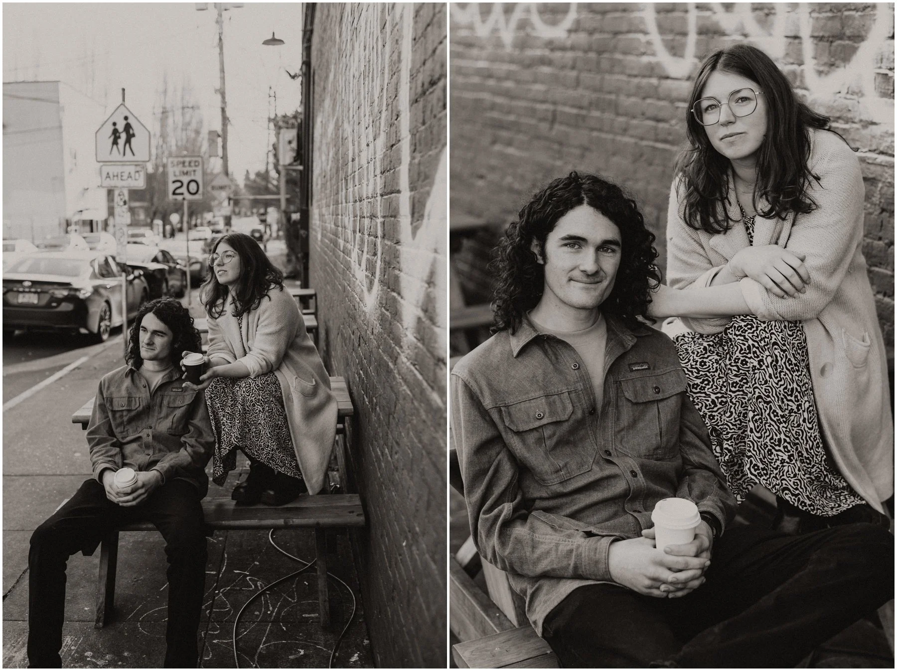 Sam and Kyle’s Adventure Engagement Session in Portland — Madeline Rose ...