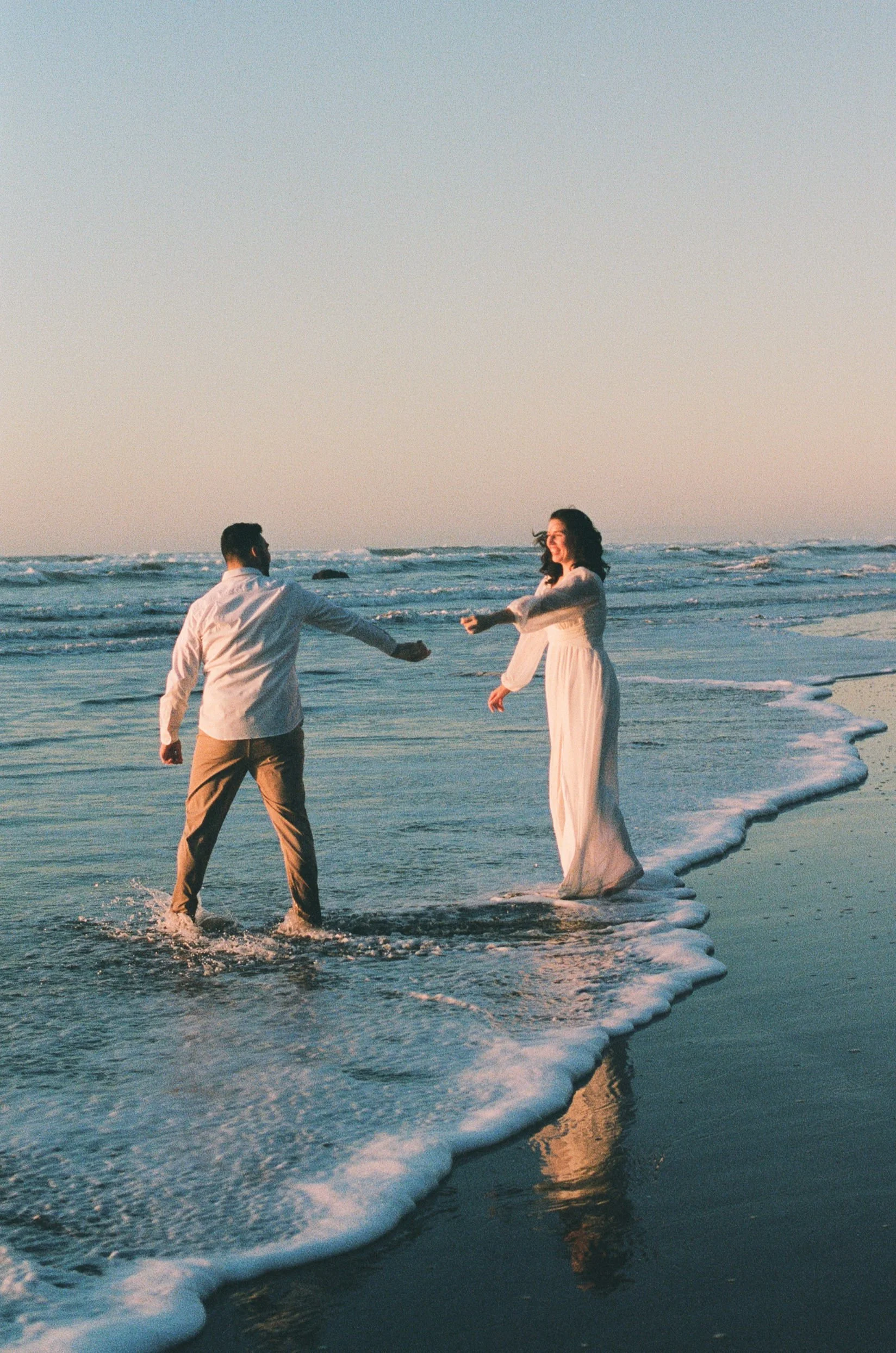 Winter Engagement Session at Cannon Beach and Hug Point — Madeline Rose ...