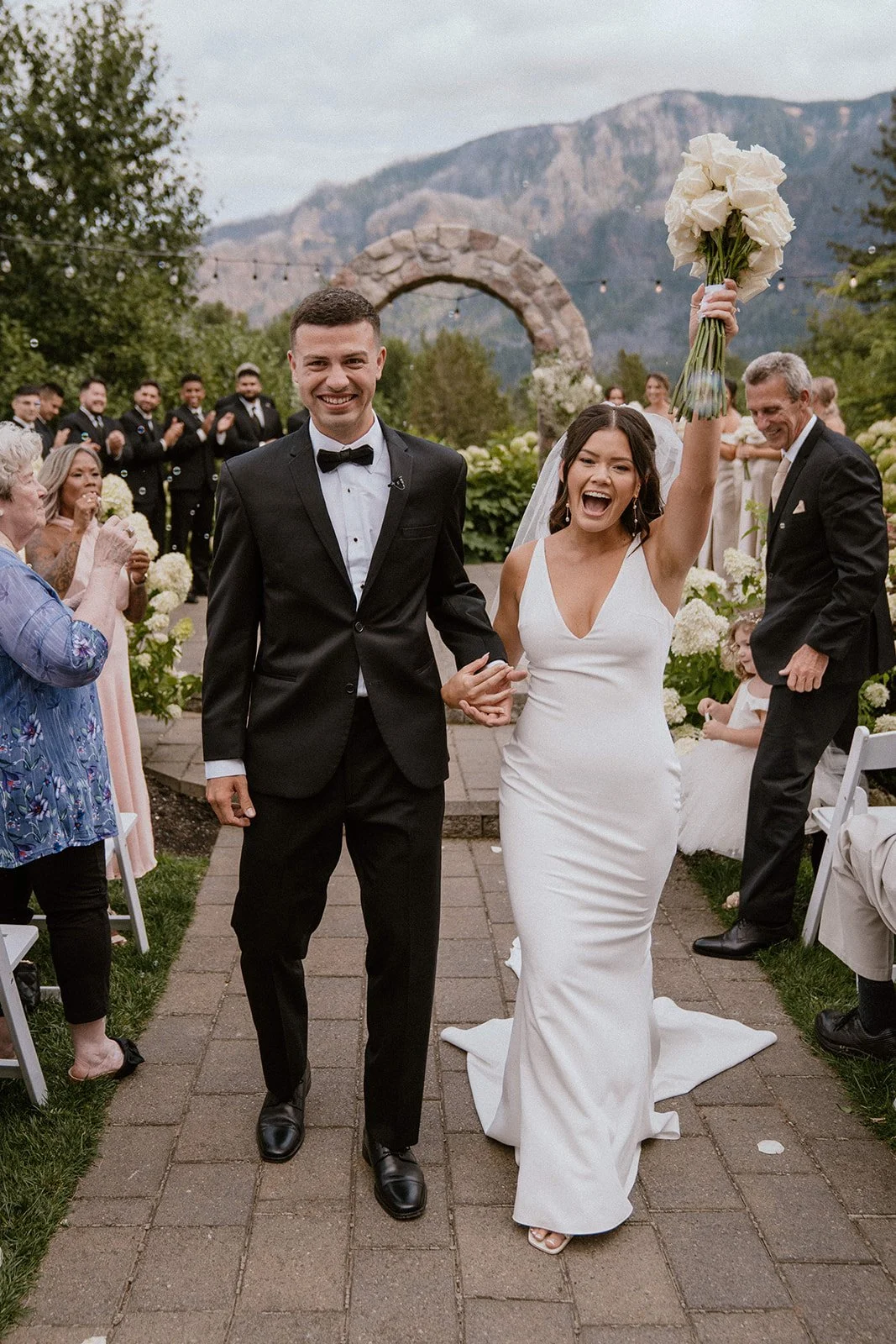Classic White Wedding Full of Elegance at Cape Horn Estate — Madeline ...