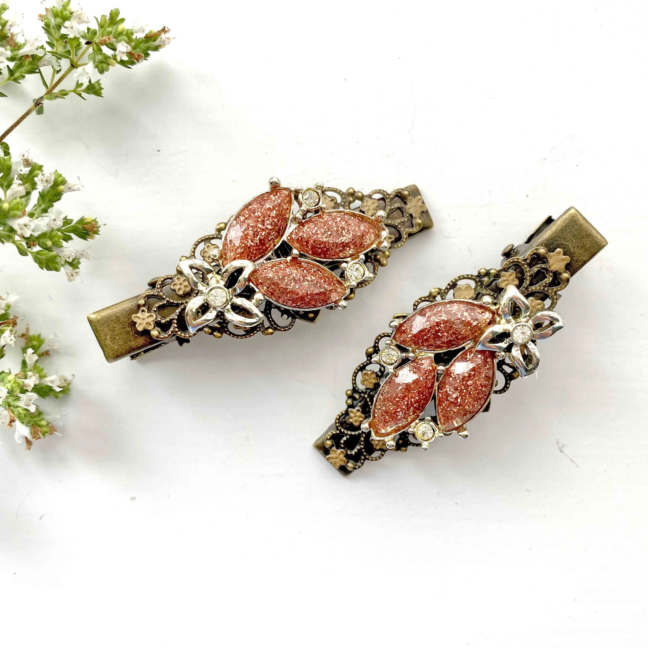 Vintage Barrettes & Clips — Vintage Hair Accessories by Vintage Adornments