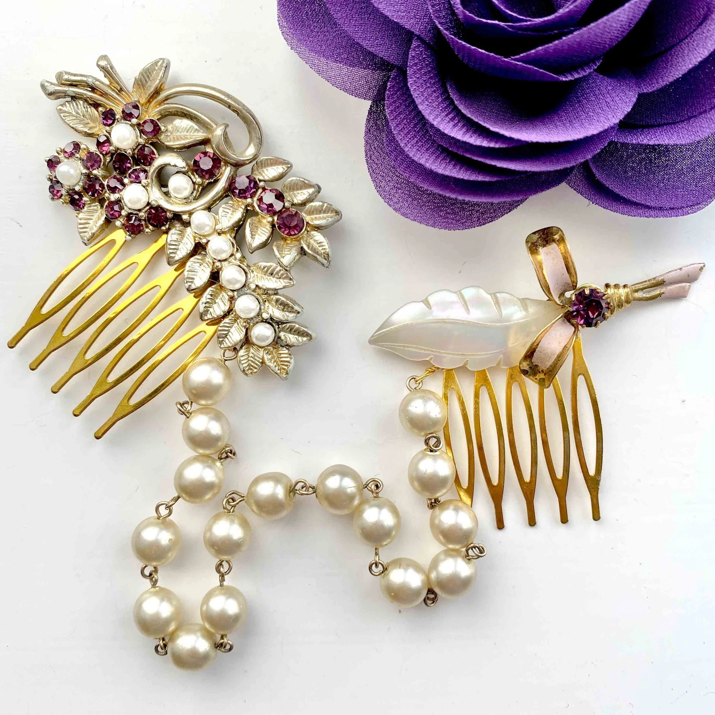 Vintage Hair Pieces — Vintage Hair Accessories by Vintage Adornments