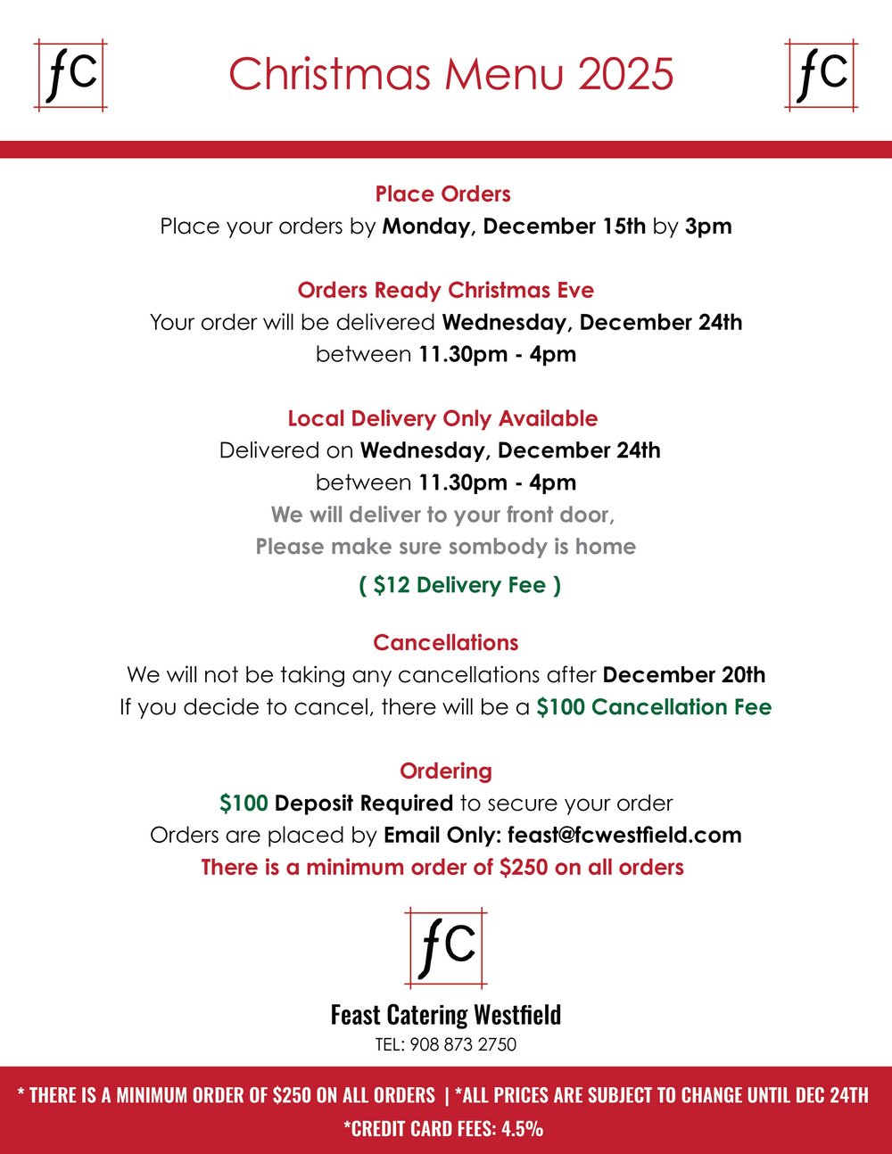 Feast Catering Westfield