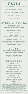 DETROIT MENU — GDS