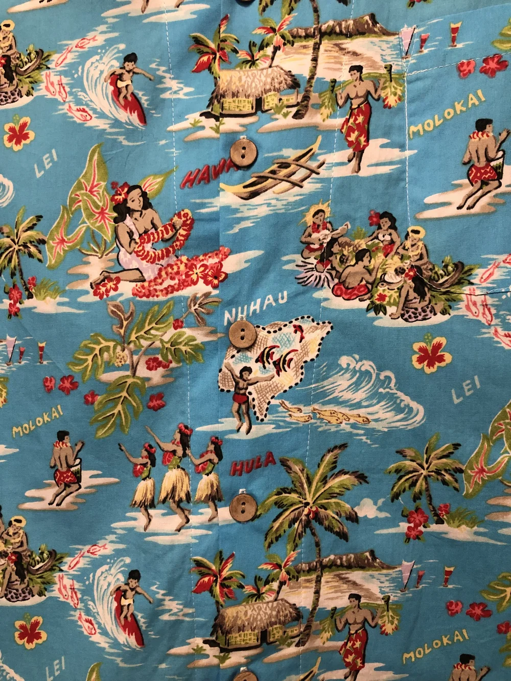 Vintage Hawaiian Pattern