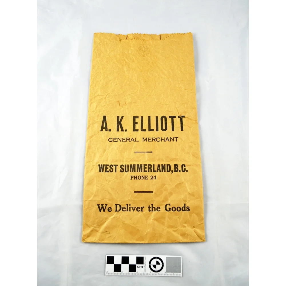A.K. Elliott Paper Shopping Bag / Sac à commission A.K. Elliott en ...