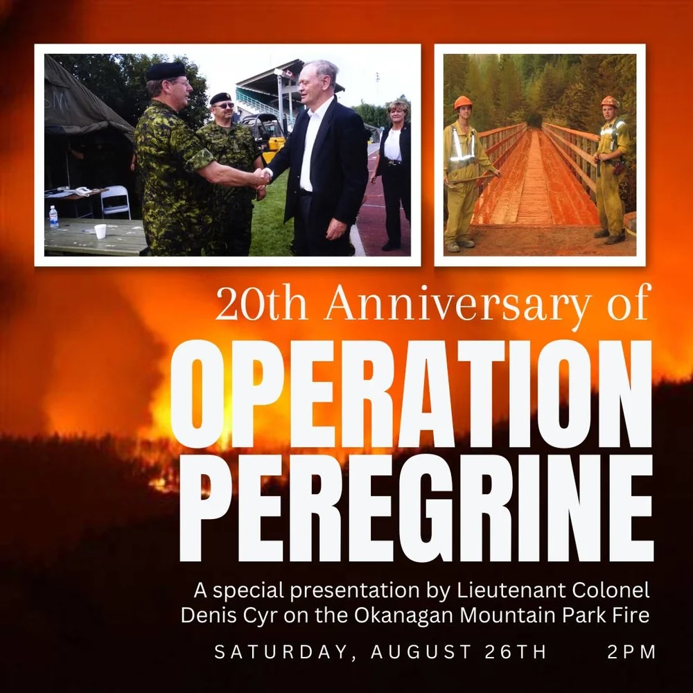Special Presentation - Operation Peregrine & the Okanagan Mountain Park ...