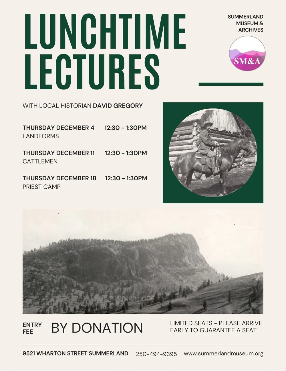 Lunchtime Lecture: Landforms — Summerland Museum and Archives