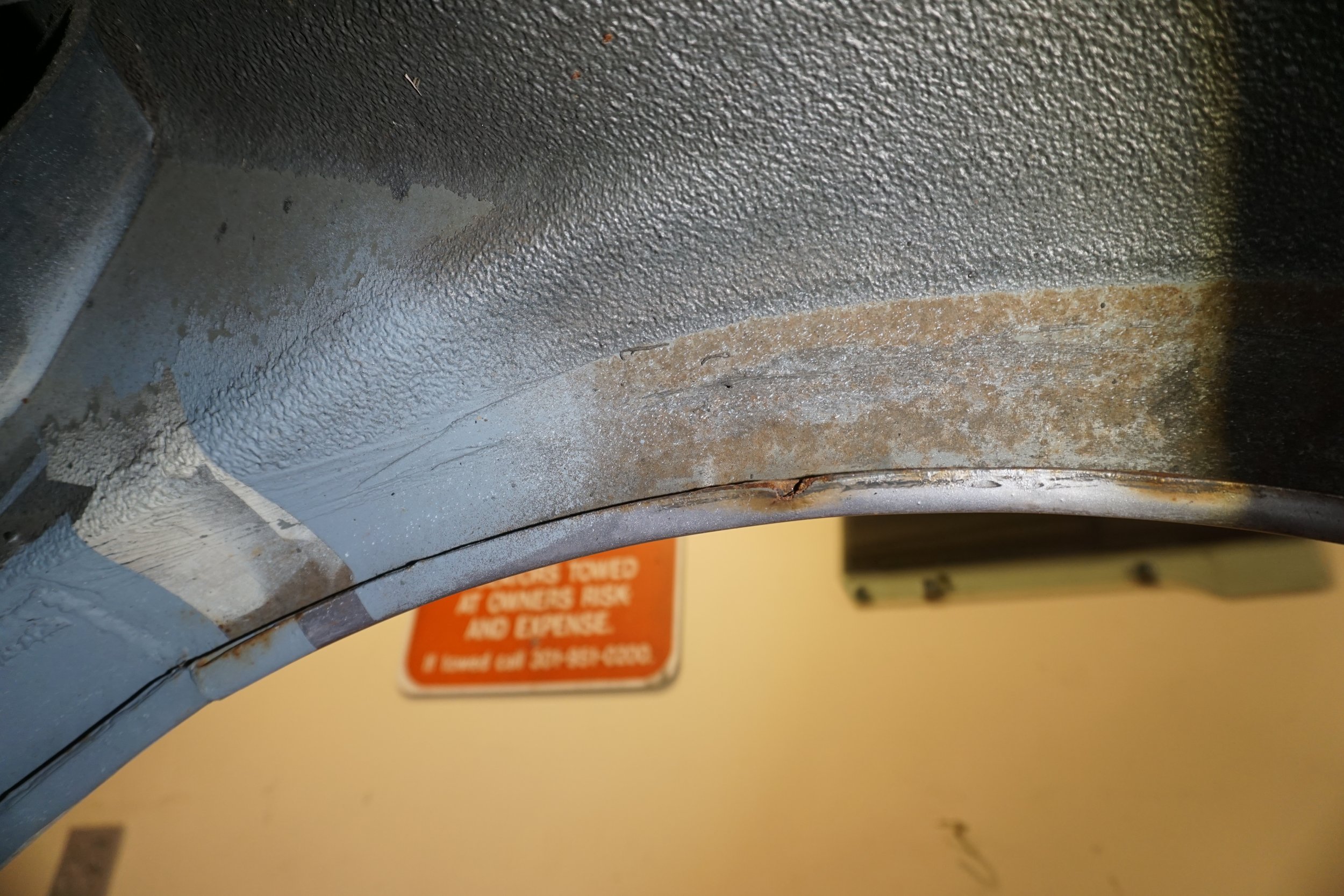 How to deal with rust on inner fold/lip of rear fenders? | Southern ...