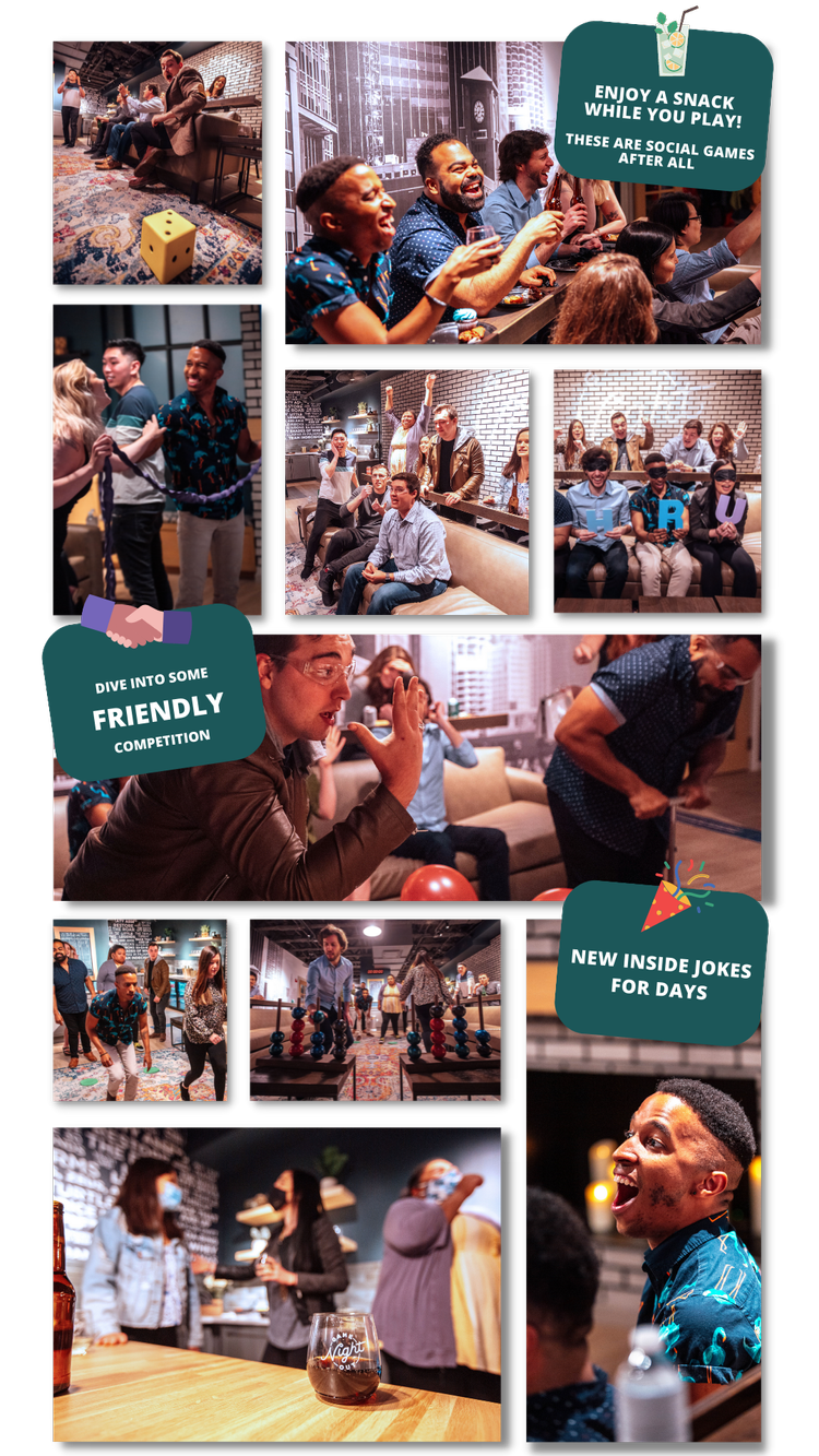 In-Person Team Building — Game Night Out