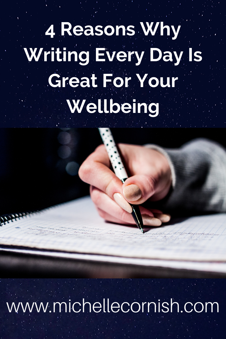 4 Reasons Why Writing Every Day Is Great for Your Wellbeing — Michelle ...