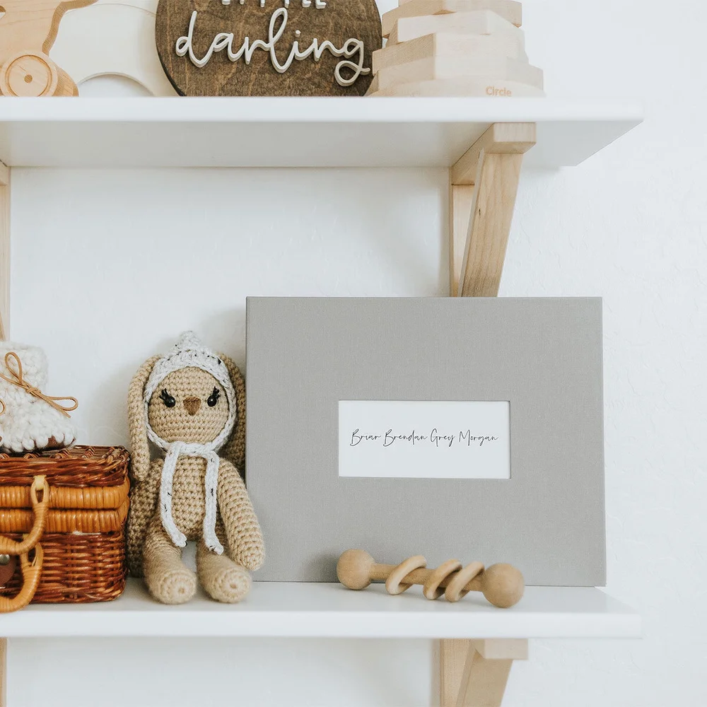 The Short Years Baby Book: Personalized Memory Book of Baby's First Year
