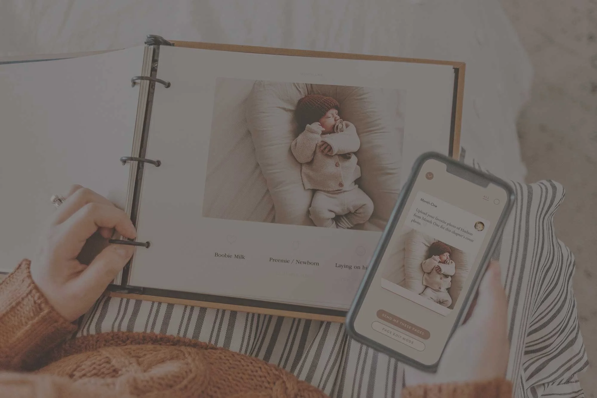 The Short Years Baby Book: Personalized Memory Book of Baby's First Year