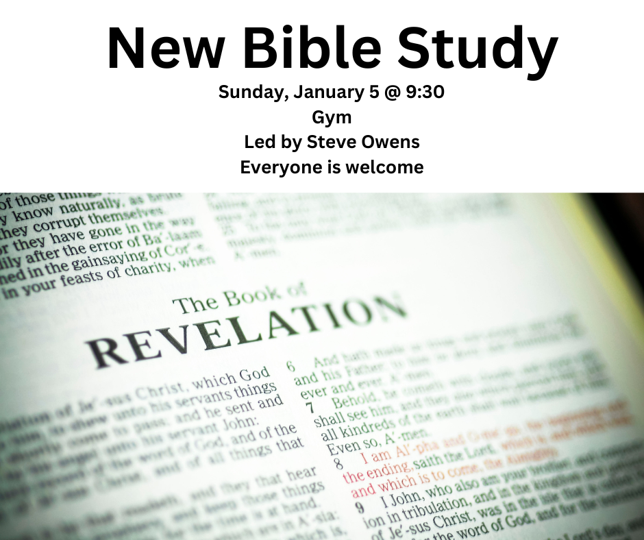 New Bible Study - The Book of Revelation — Ross Christian Church