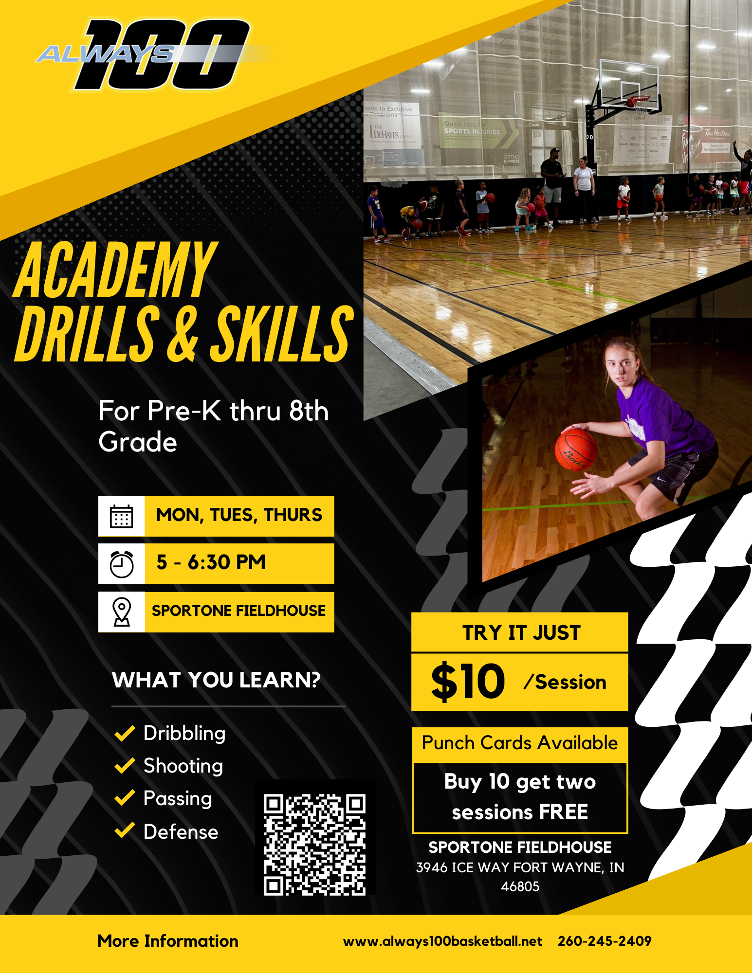 Registration Page — Always 100 Basketball