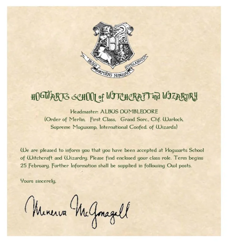 Minerva Mcgonagall Signature