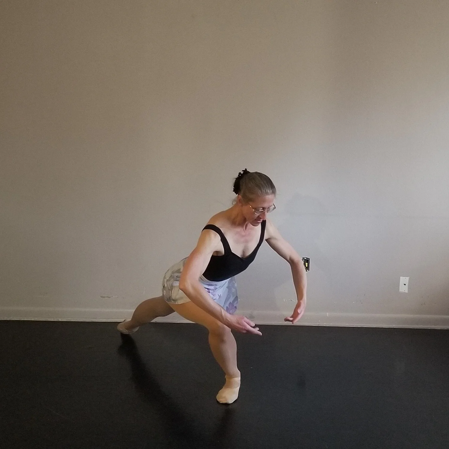 Back Tendu Ballet Dancer