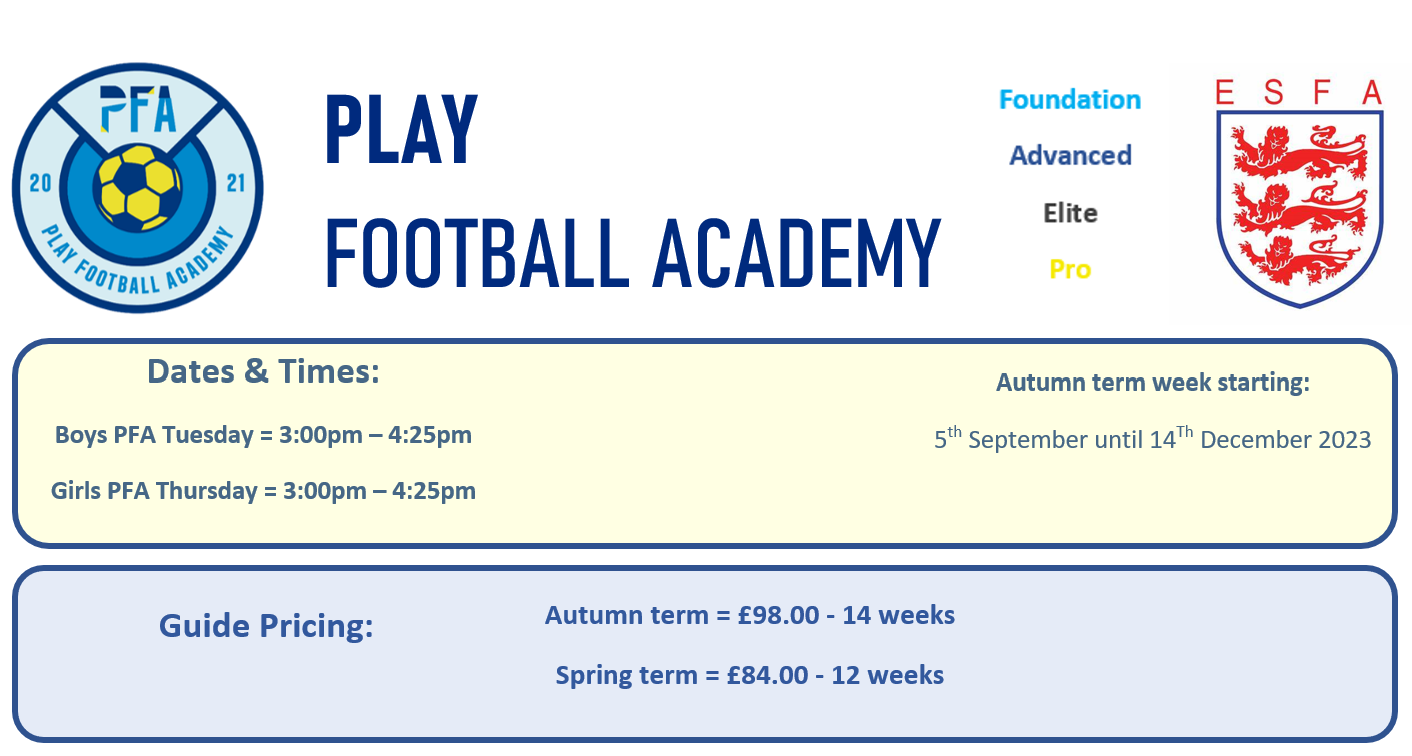 PLAY Football Academy — Positive Learning Active Youth
