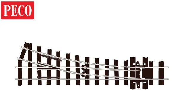 SL-E491 Turnout (Irregular Sleepers), Small Radius, Left Hand (Copy ...