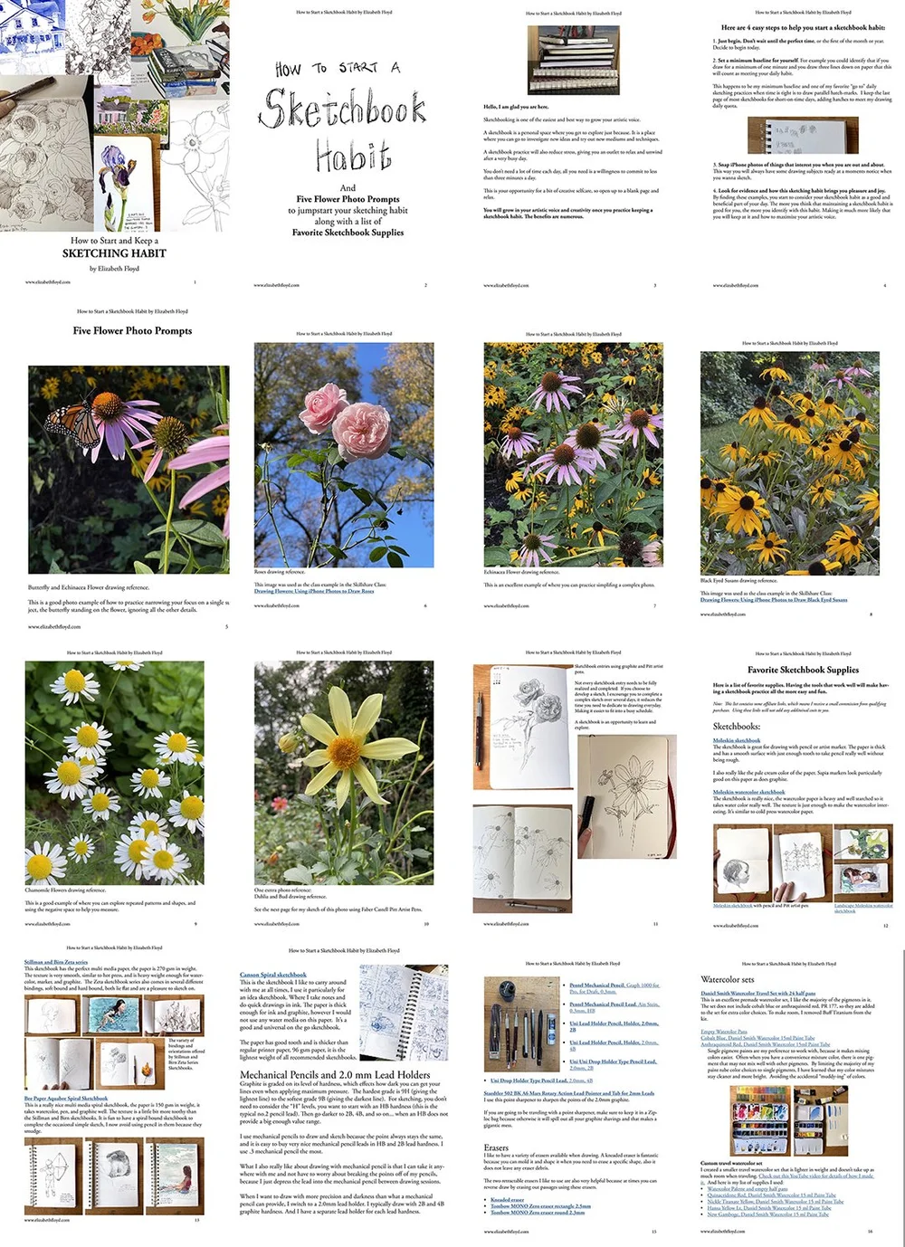 How to Start a Sketchbook Habit — Elizabeth Floyd