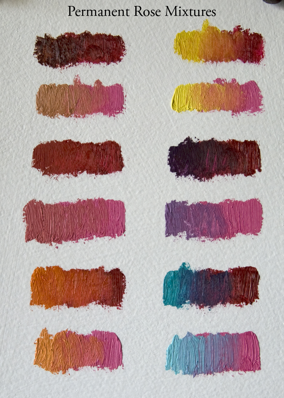 Favorite Paint Mixtures: Permanent Rose (PV19) — Elizabeth Floyd