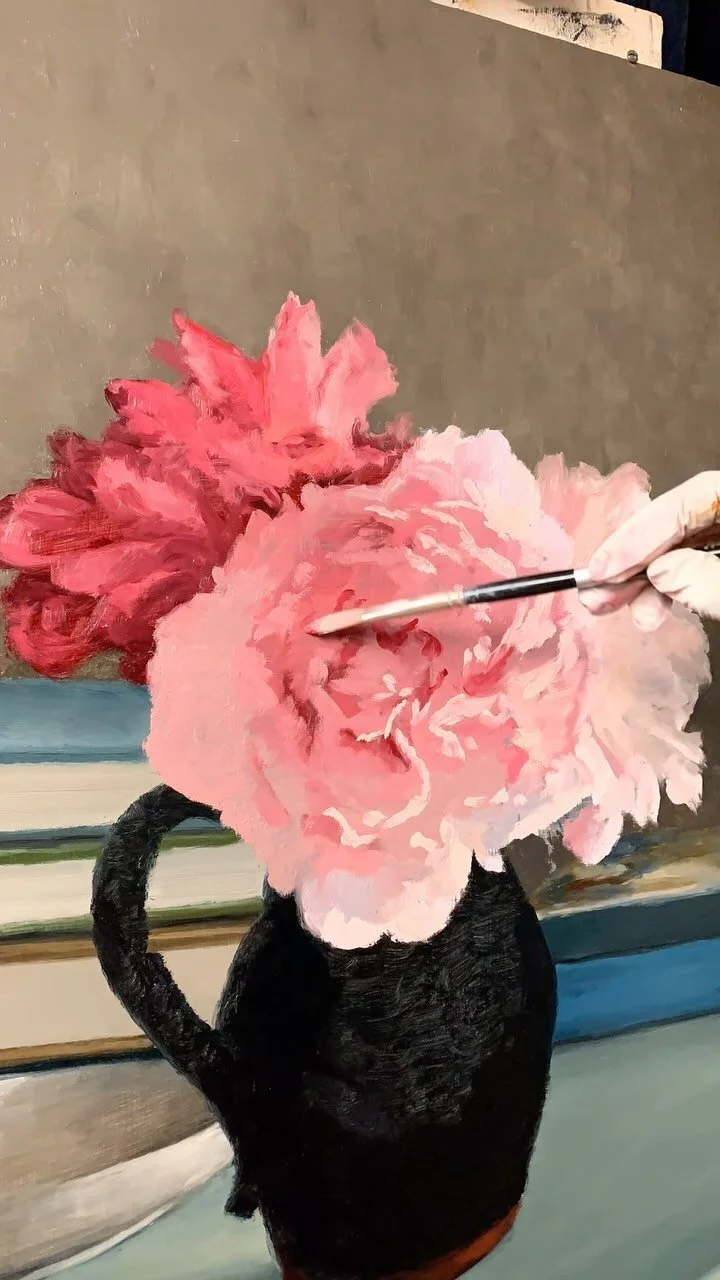 Commission a Peony Painting — Elizabeth Floyd