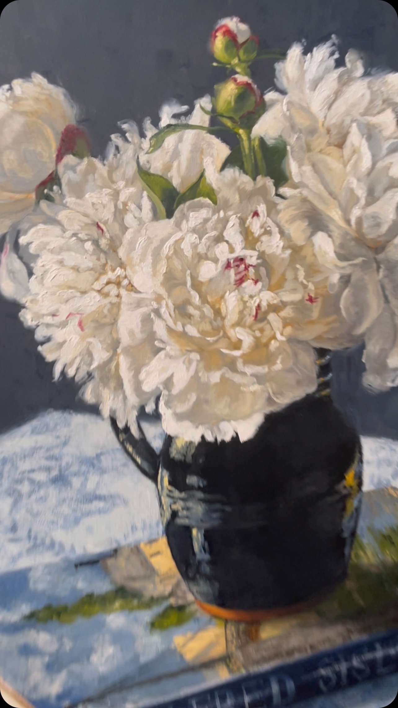 Camellias, 14 x 18 inches — Elizabeth Floyd