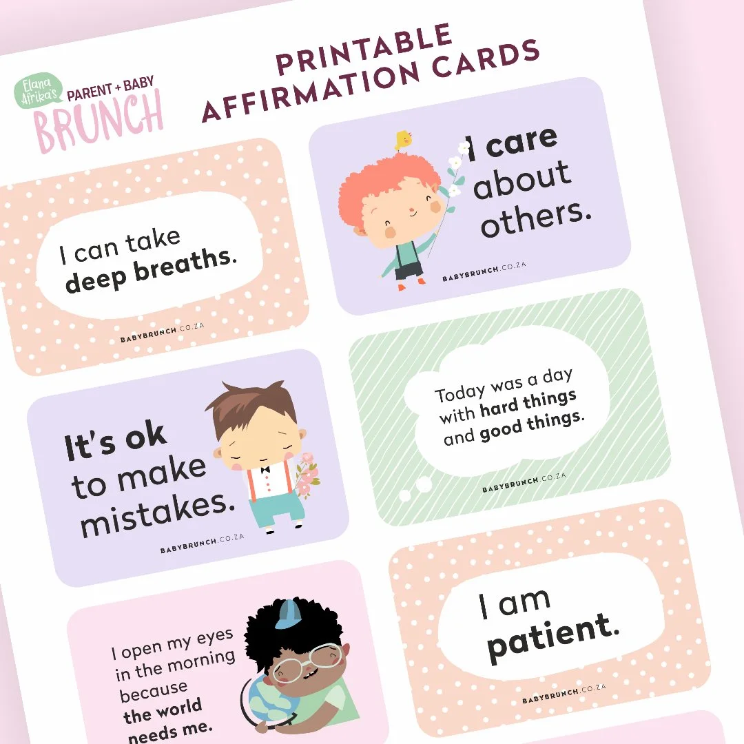 Affirmation Cards for Kids by Baby Brunch
