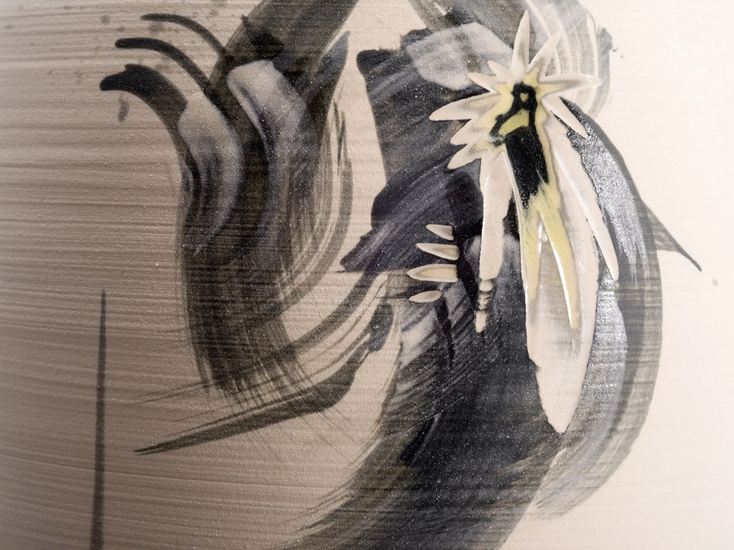 Vase White Grey Yellow | Stars Series | Contemporary Ceramic Design ...