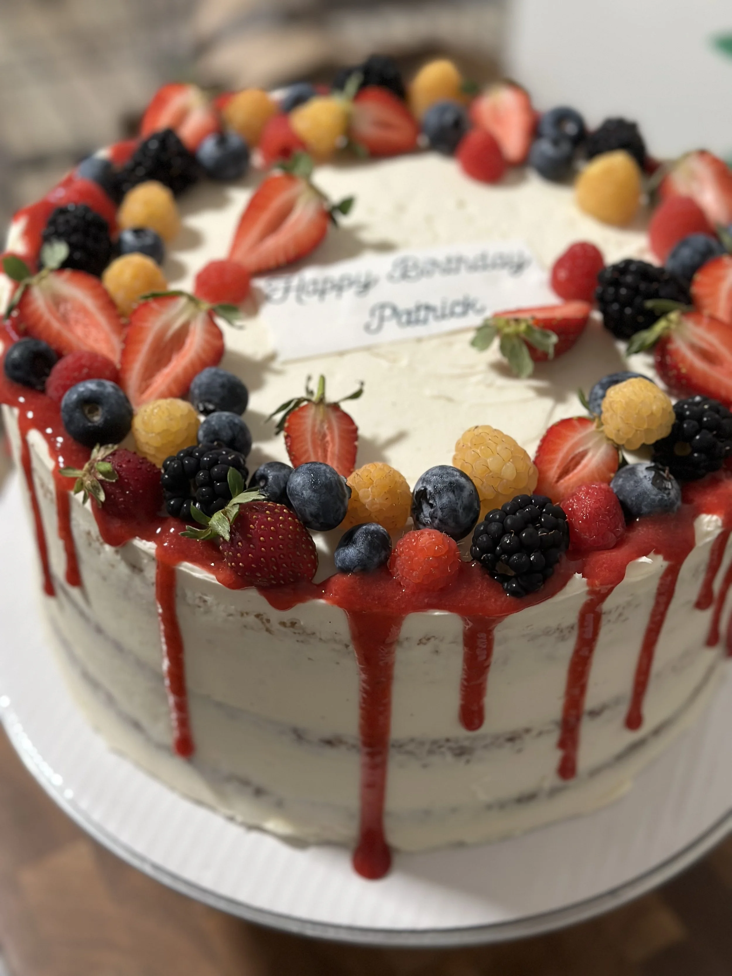 Signature Cakes Menu — Sweet Oak Bakery
