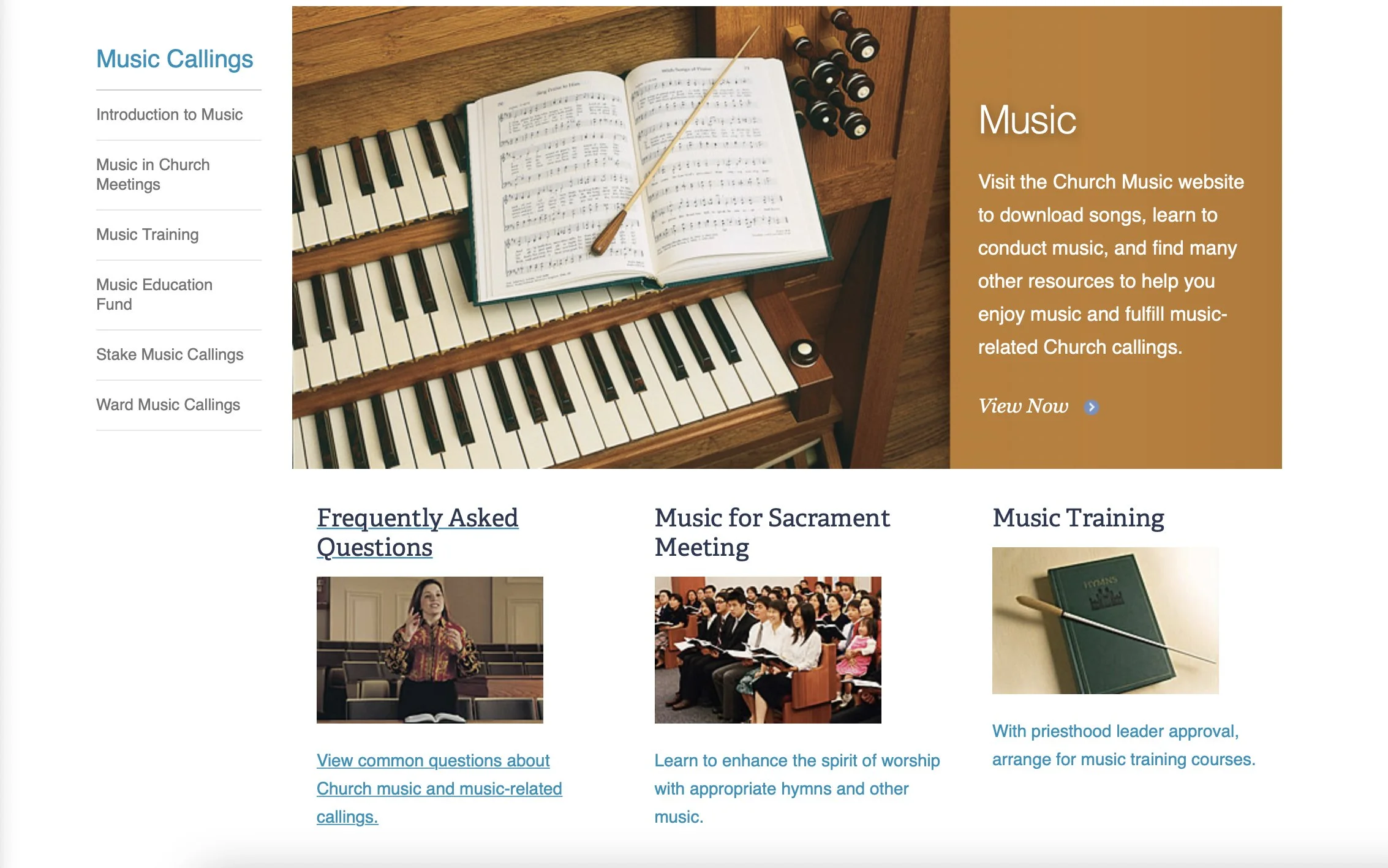 Music Resources on churchofjesuschrist.org — Center for Latter-day ...