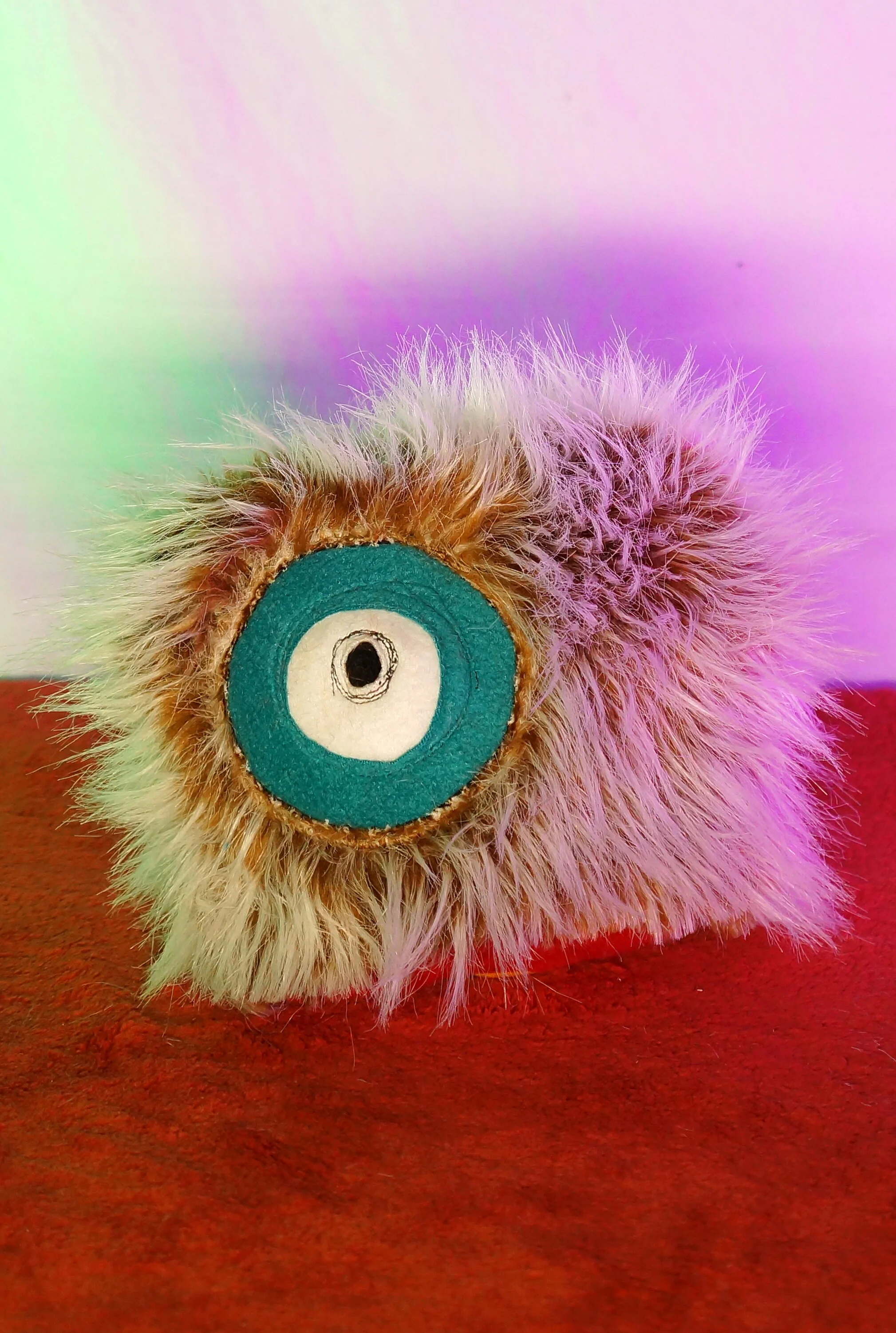 SMALL PINK ONE EYED MONSTER — TIM MONSTERS!