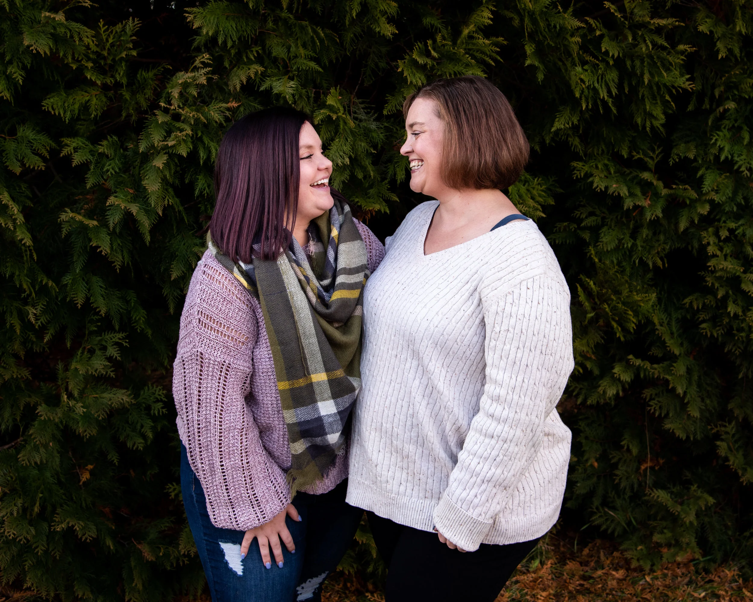 Kayla & Courtney's Family Photos at Whitetail Tree Farm — Kyla Jo ...