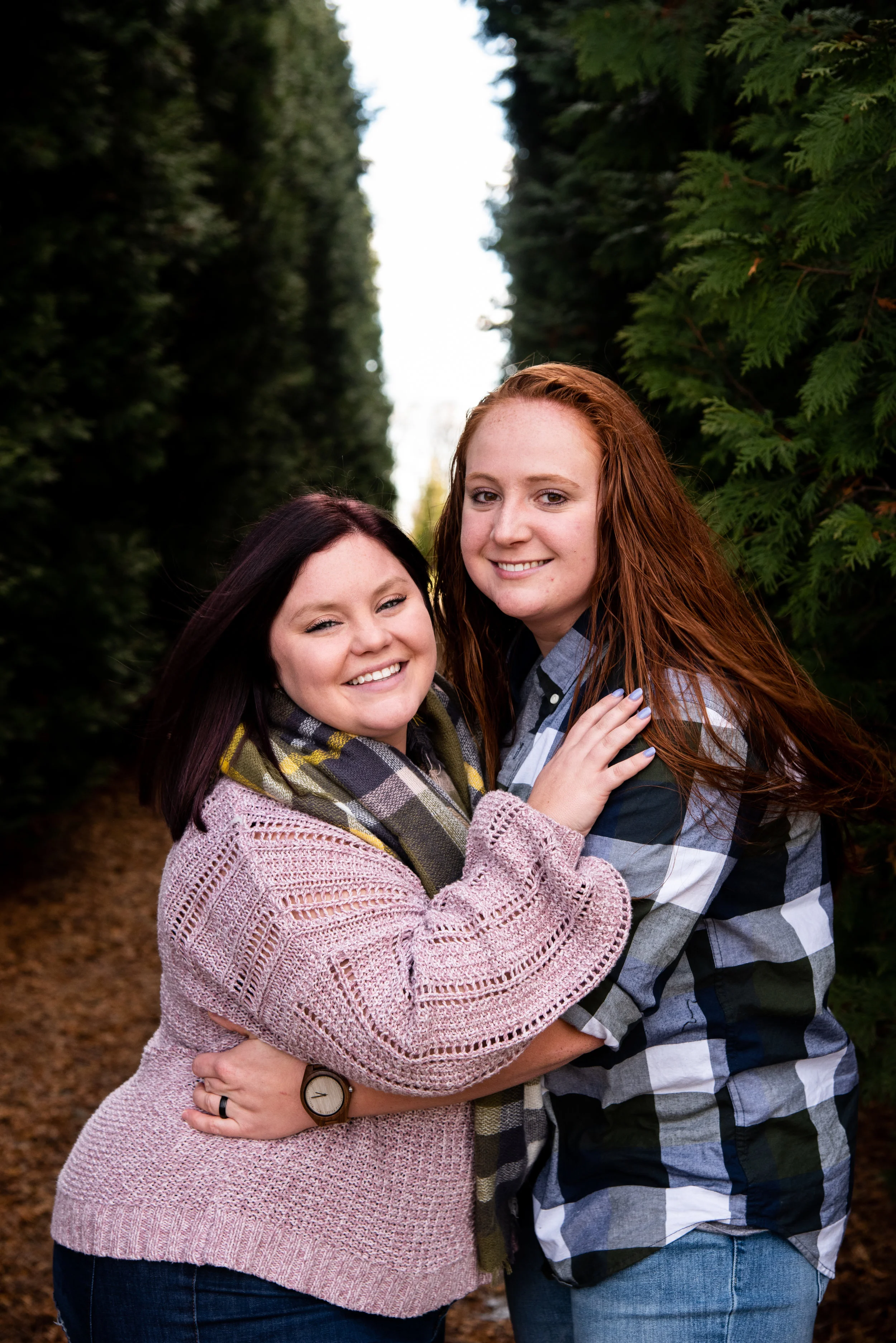 Kayla & Courtney's Family Photos at Whitetail Tree Farm — Kyla Jo ...