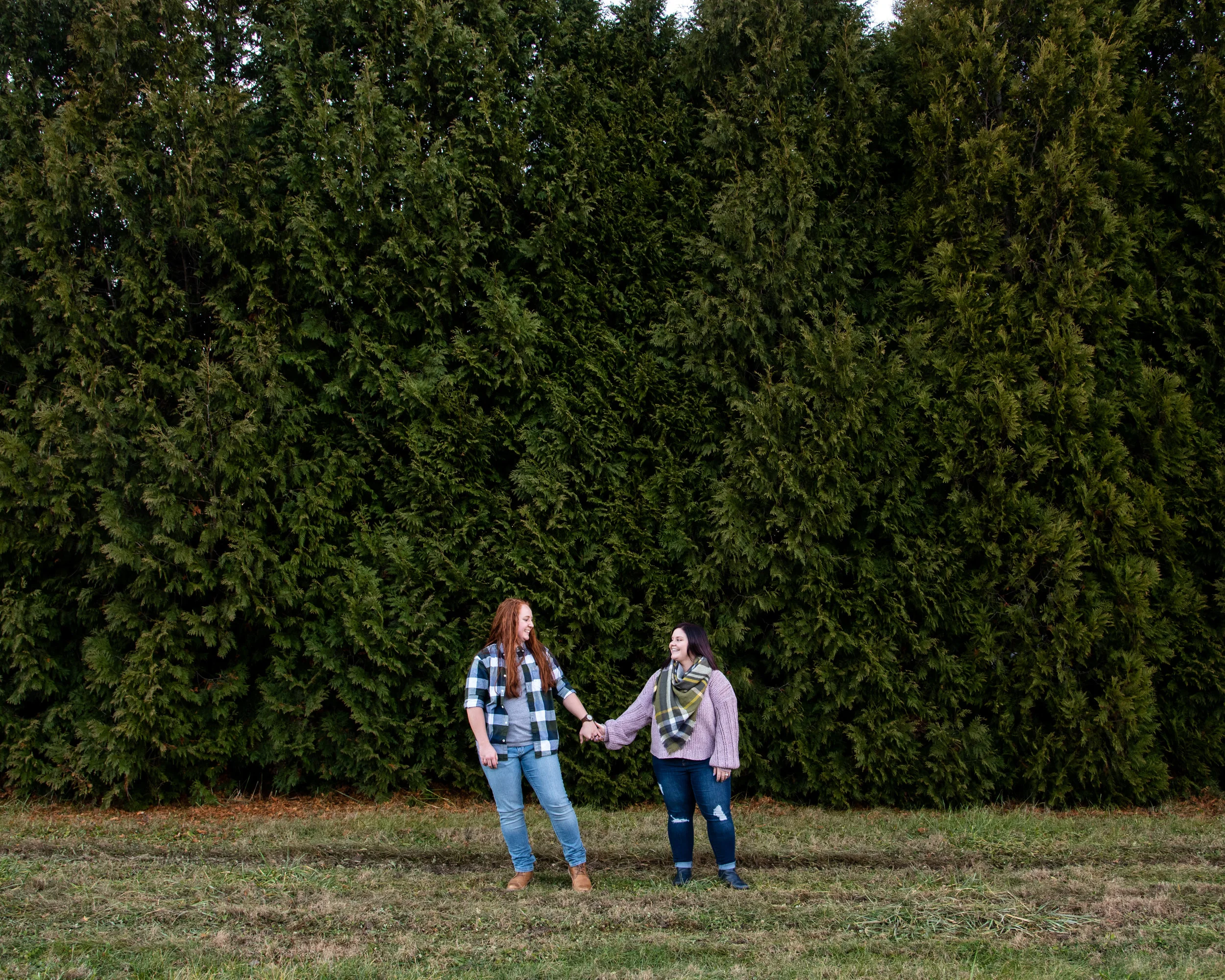Kayla & Courtney's Family Photos at Whitetail Tree Farm — Kyla Jo ...