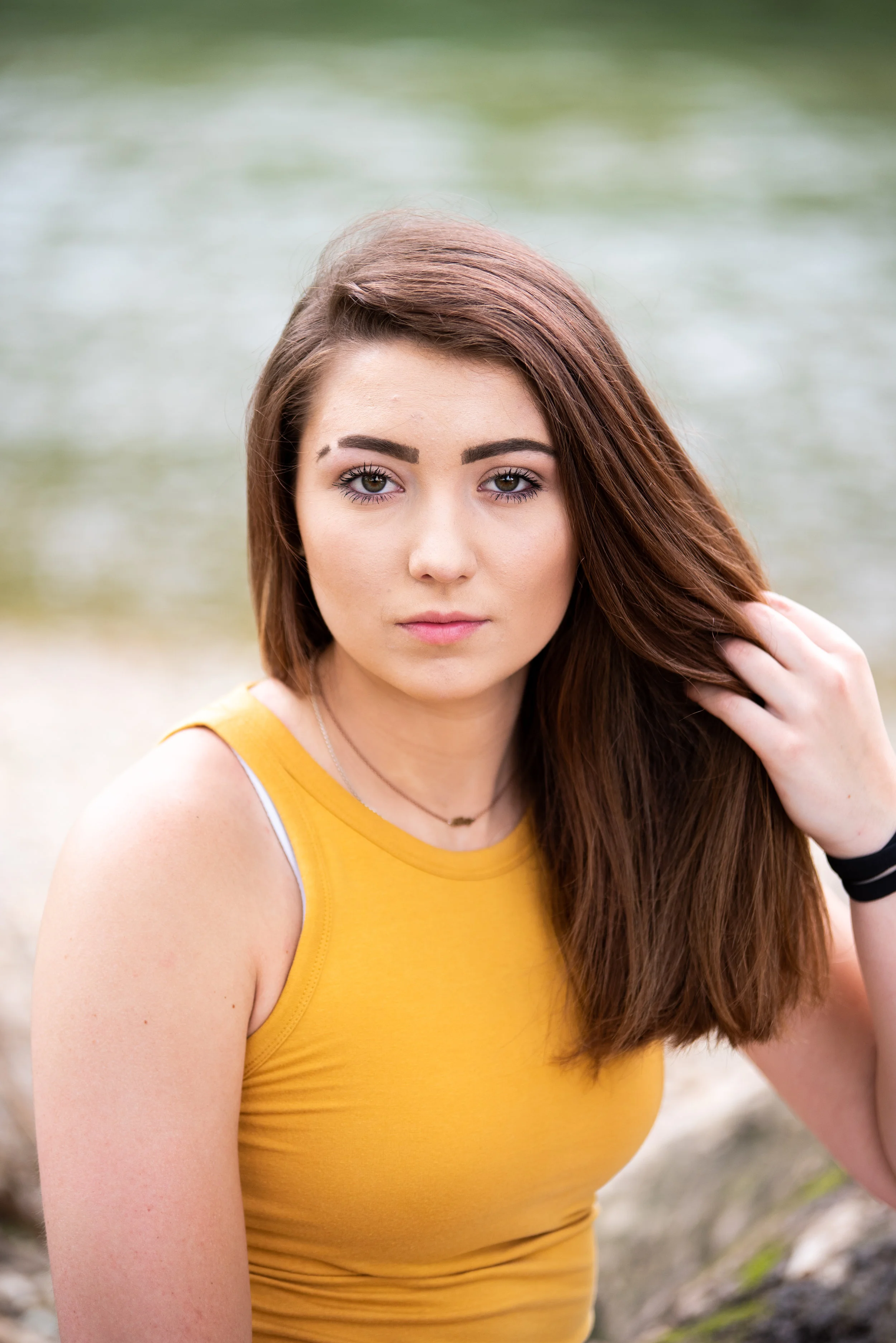 Riley With Her Dog Gypsy — Kyla Jo Photography