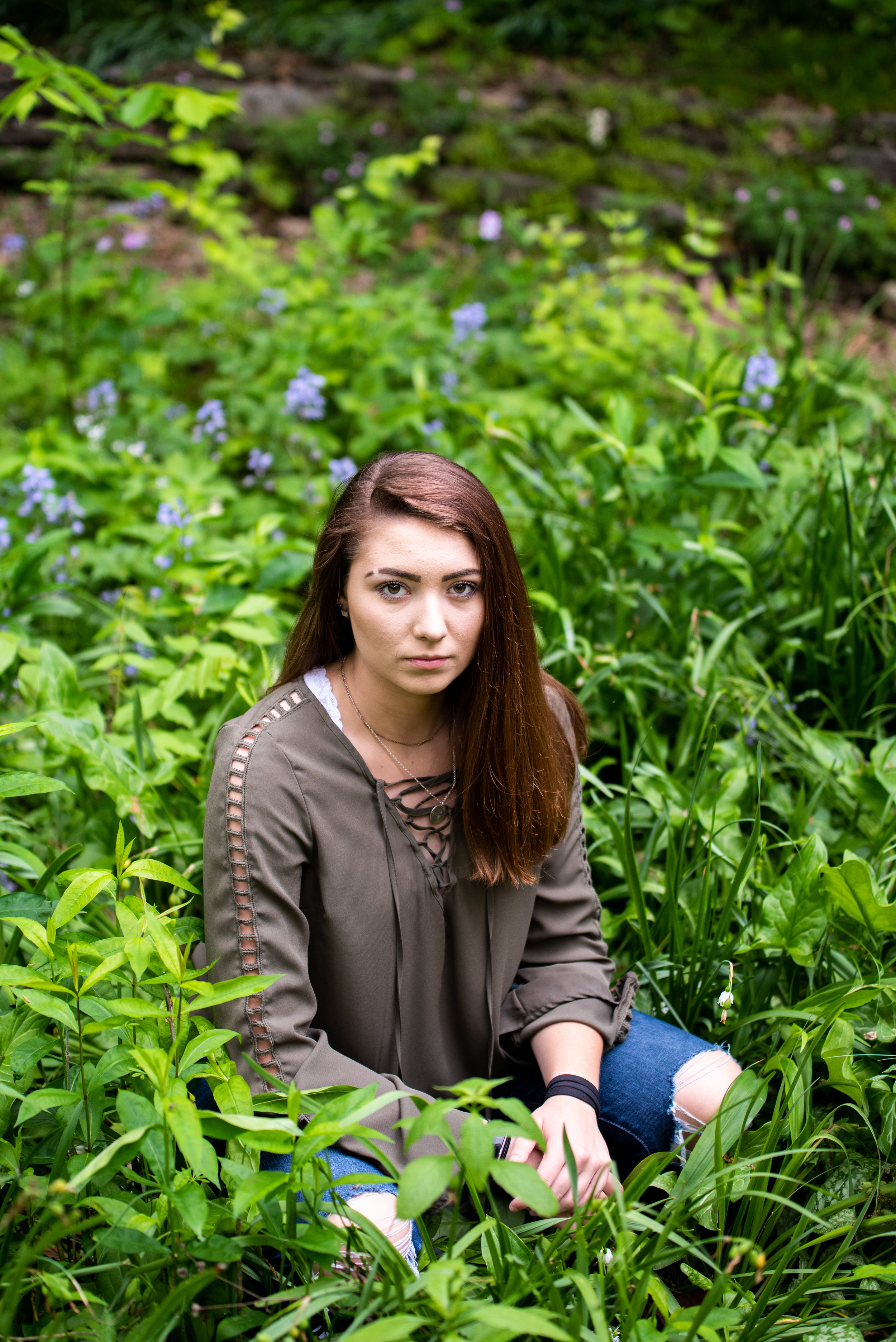 Riley With Her Dog Gypsy — Kyla Jo Photography