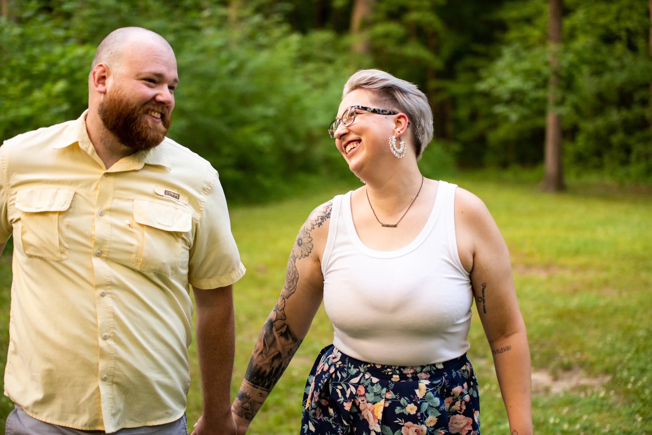 Anderson, Indiana Mounds State Park Engagement Photos — Kyla Jo Photography