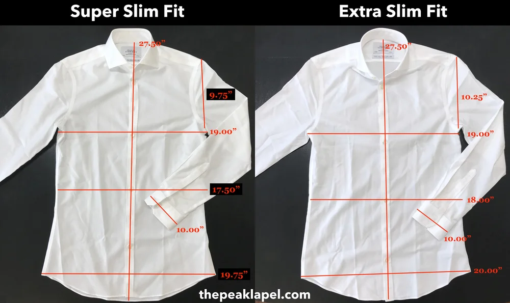A Review and Comparison of the New 'Super Slim Fit' Dress Shirt from ...