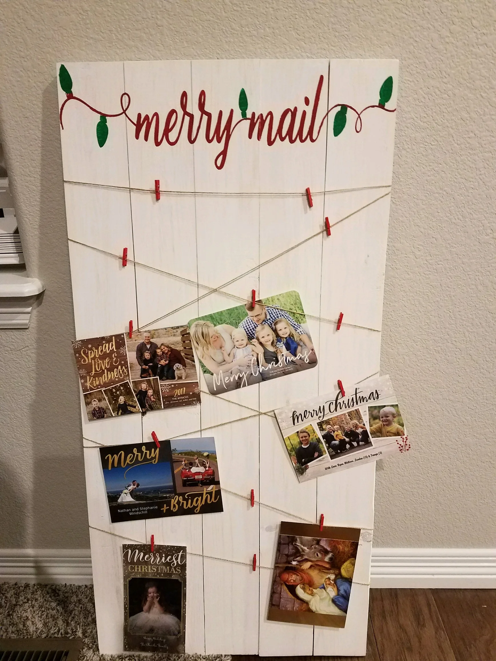 Merry Mail Sign 18x36 — Christy's Paints and Pallets
