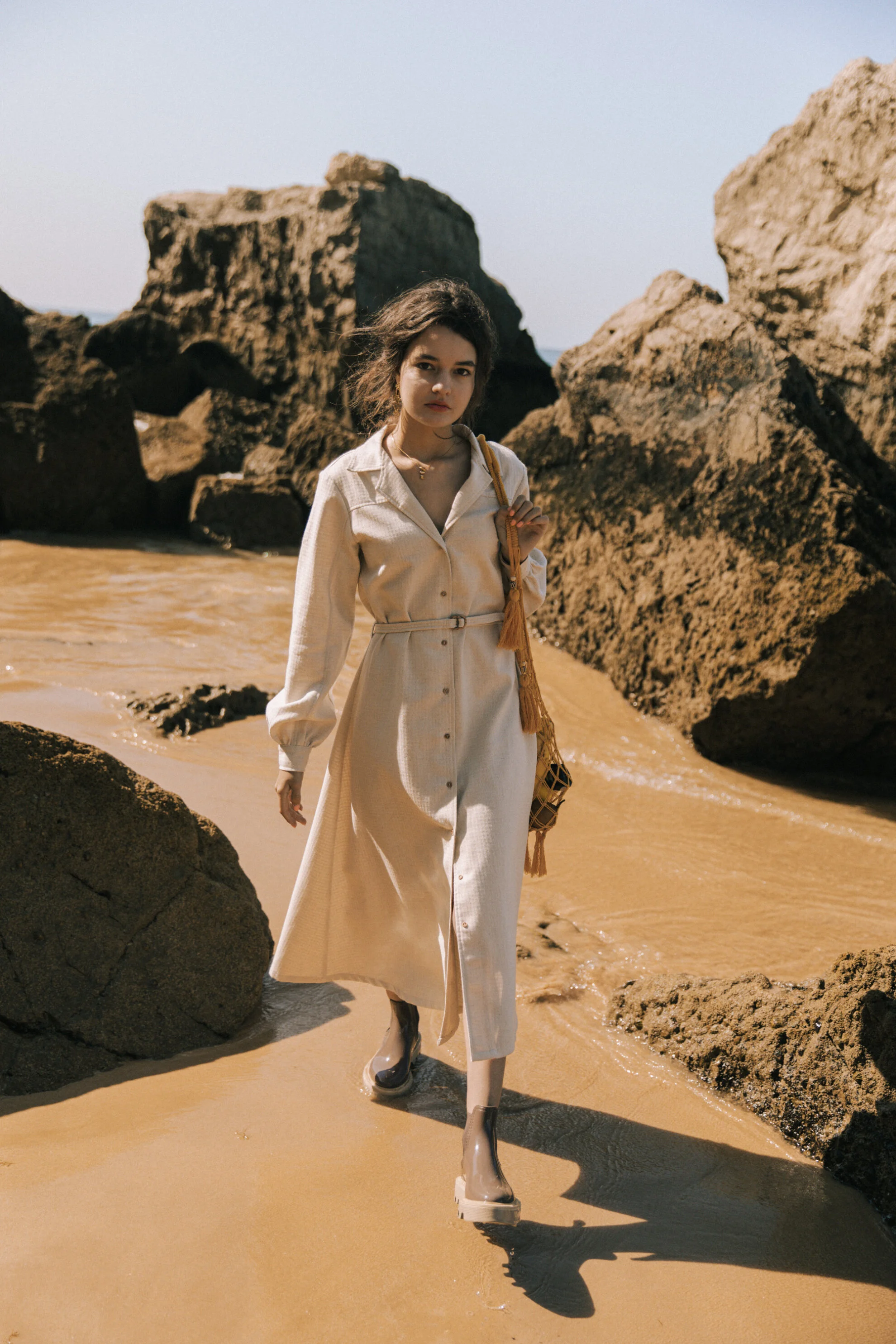 LINEN ANADYR DRESS — SIZ