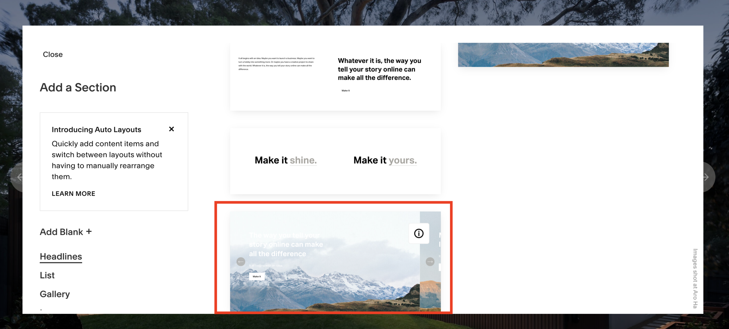 How To Create A Slideshow Banner With Text In Squarespace 7 1 Grey Barn Media Squarespace How To Create A Slideshow Banner With Text In Squarespace 7 1 Grey Barn Media Squarespace