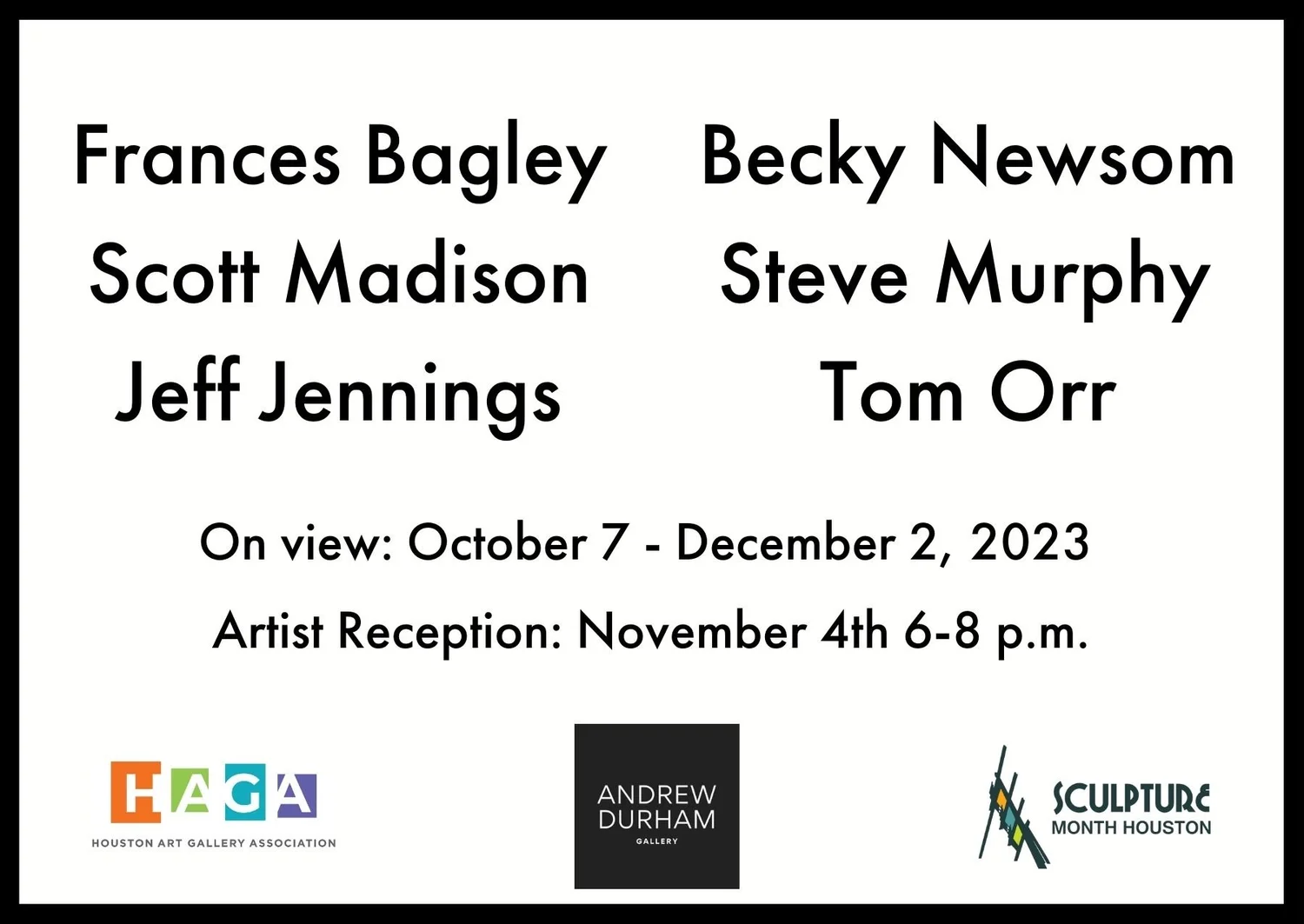 Exhibitions — Andrew Durham Gallery