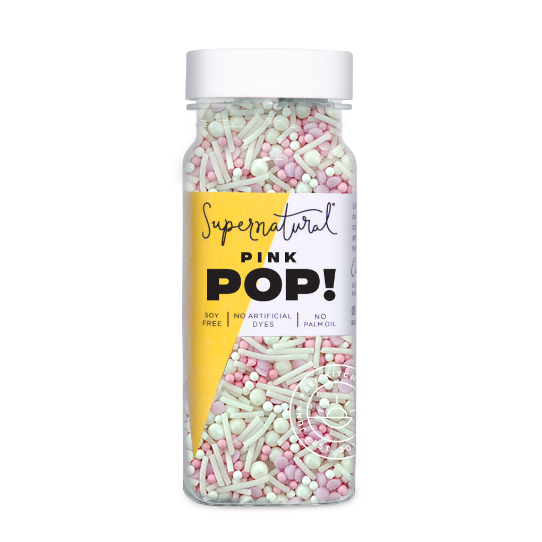 Pink Pop! Natural Nonpareil Sprinkles — Supernatural