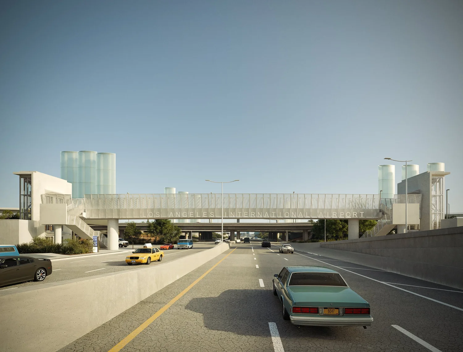 LAX Sepulveda Pedestrian Bridge — Paul Murdoch Architects