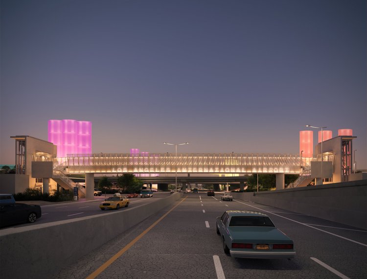 LAX Sepulveda Pedestrian Bridge — Paul Murdoch Architects