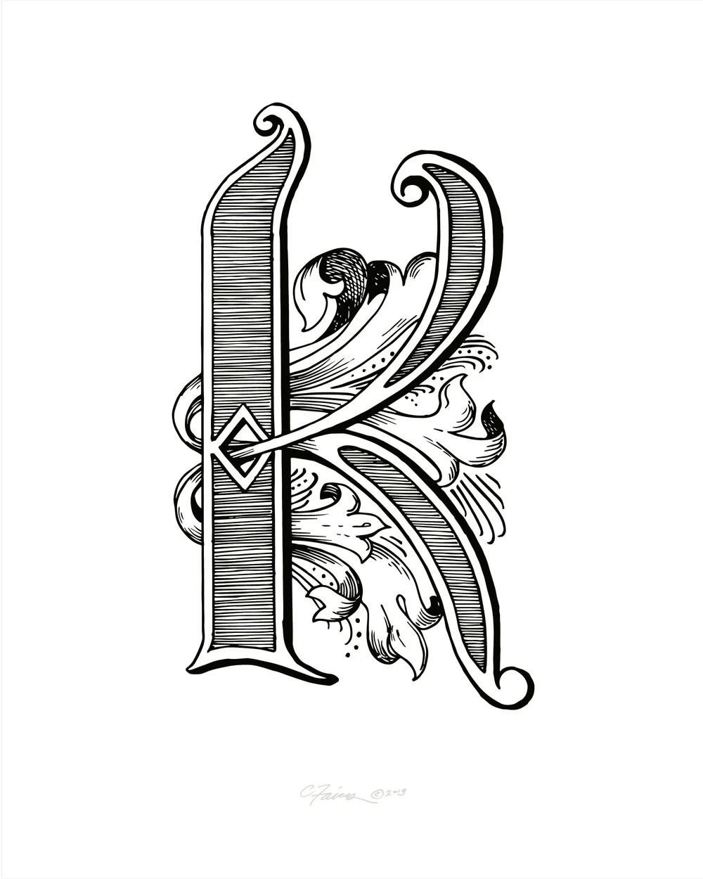 Monogram K